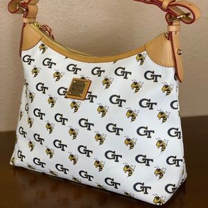 Dooney & Bourke | Bags | Dooney And Bourke Ga Tech University Hobo Bag ...